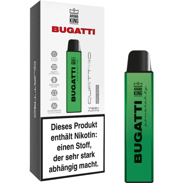 Aroma King Bugatti Quattro Apple Peach - Aroma King